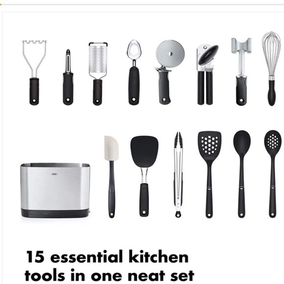 Oxo | Kitchen | Oxo Good Grips 5piece Everyday Kitchen Utensil Set ...